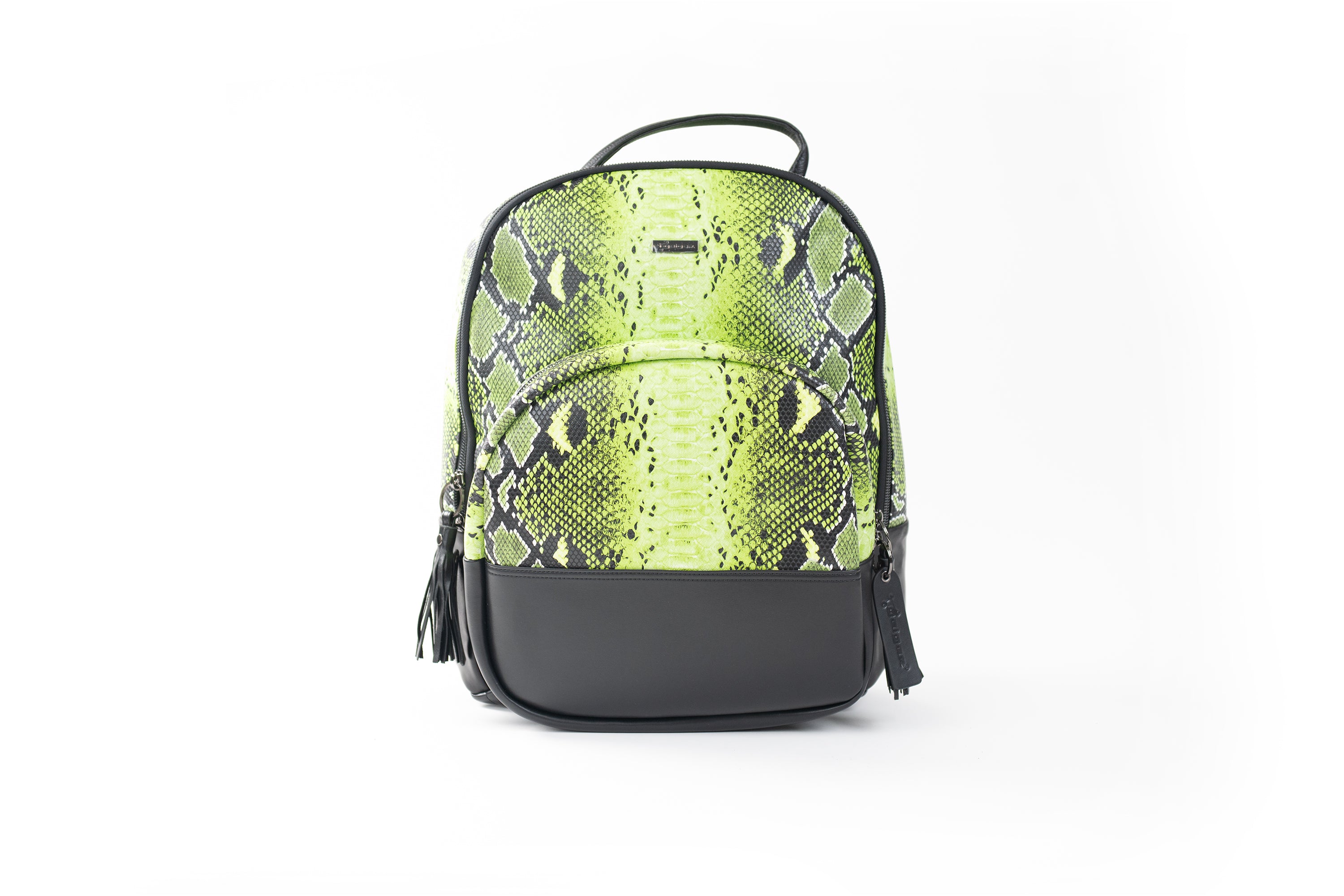 SZN 5 Book Bag Lime Green Python – John Geiger
