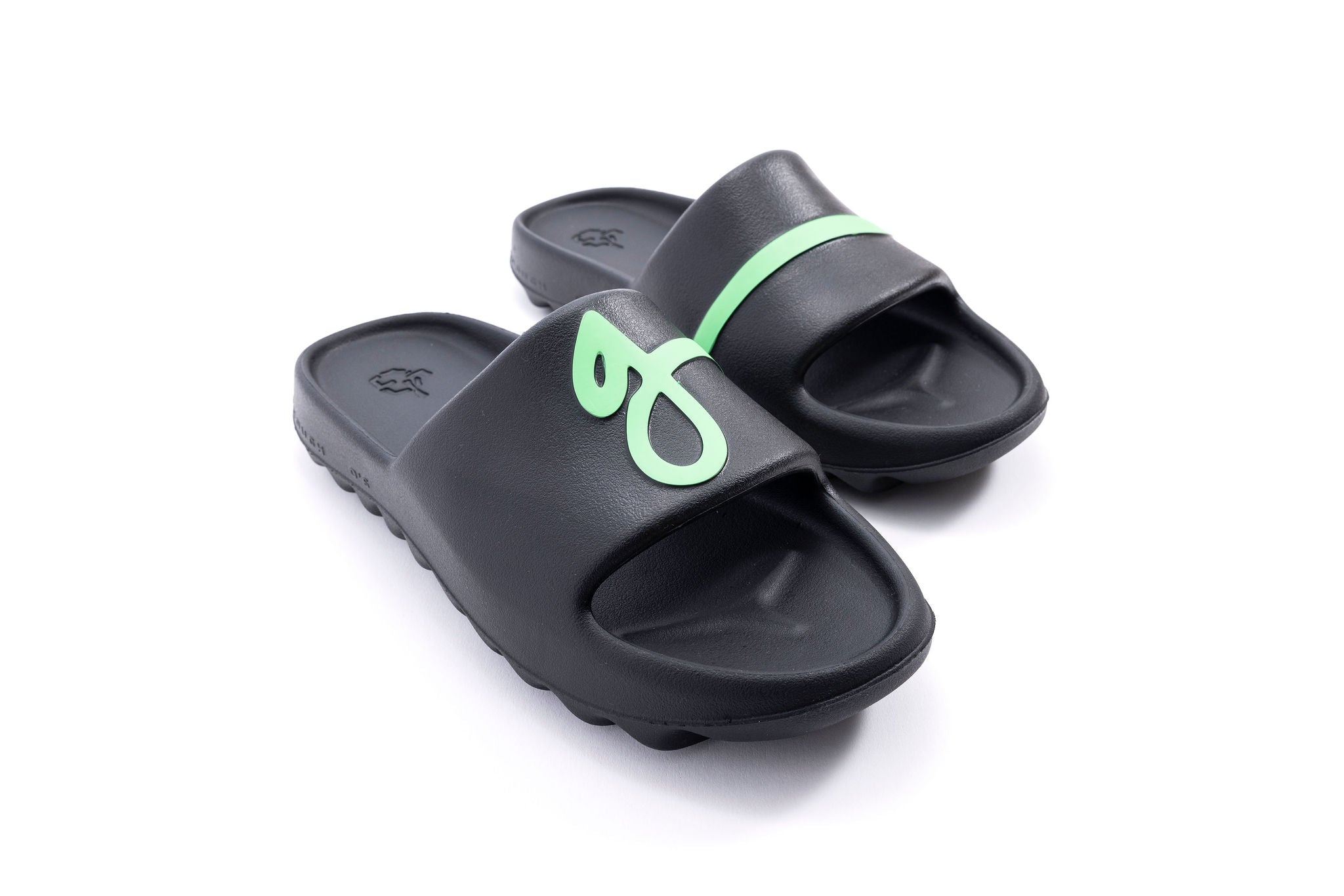 'Black/Lime' Geiger Slides – John Geiger